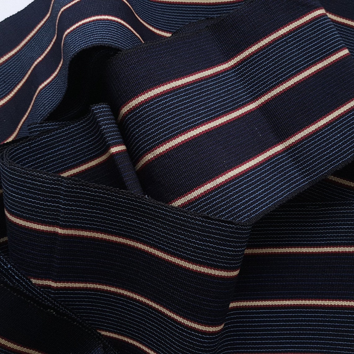 Modern Blue Aso Oke Aso-oke by the Metre Strip Woven Textile - Etsy