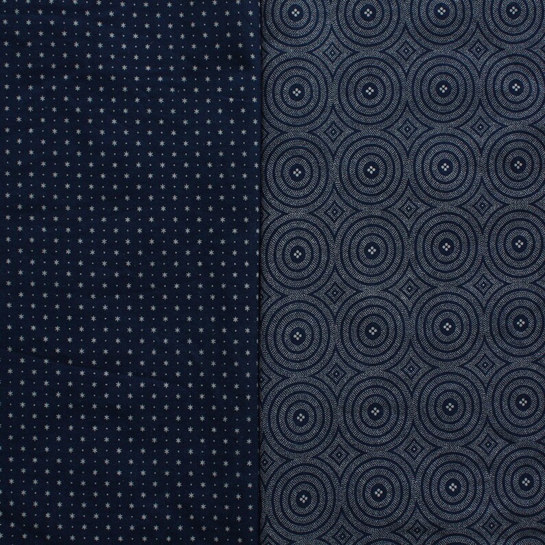 Blue Shweshwe Two Print Mixed Bundle African print fabric | Etsy