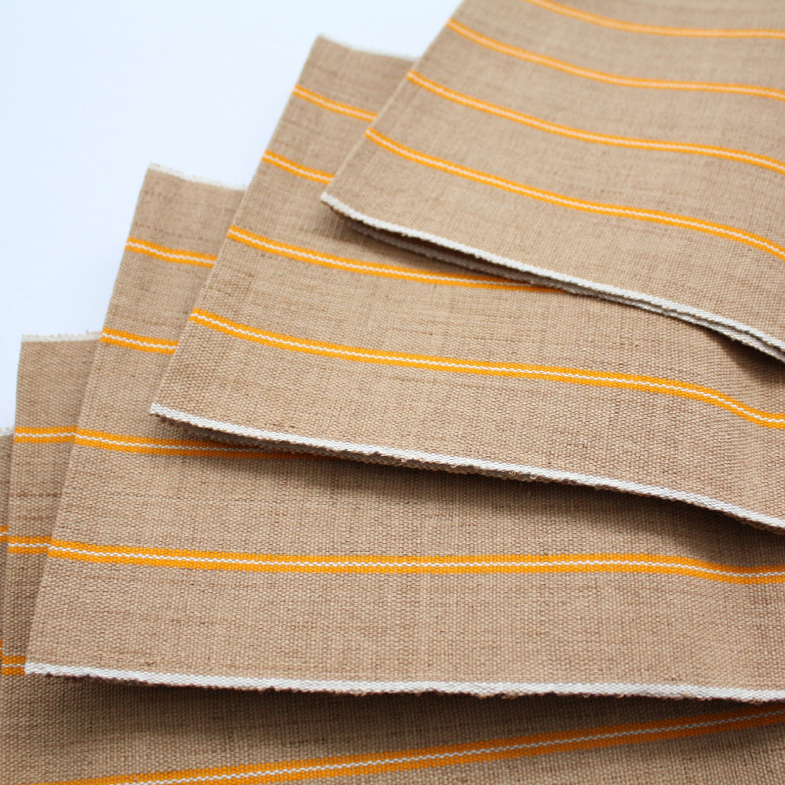 Aso-oke Woven Fabric African Textiles Beige Aso-oke With | Etsy