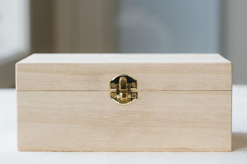 Personalized Wooden Time Capsule Box: Milestone Keepsake - Etsy