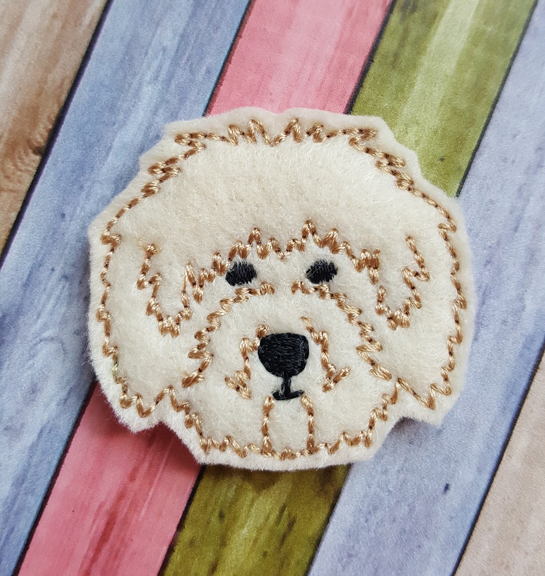 Doodle Dog Felt Feltie, (UNCUT FELTIE) Whale Feltie, Felt ...