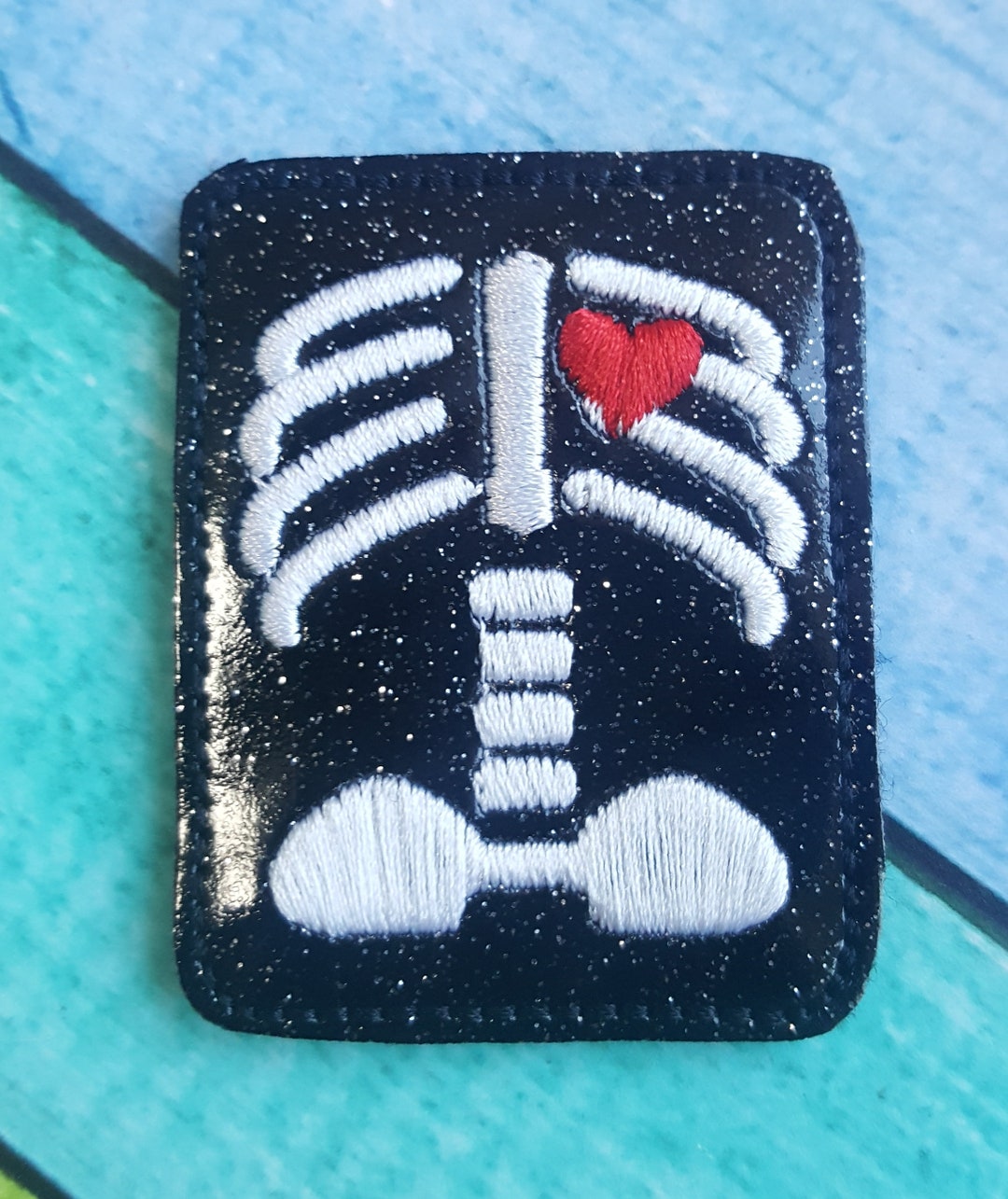 X-ray Glitter Feltie, (UNCUT FELTIE) Felt Embellishments, Felt Applique ...