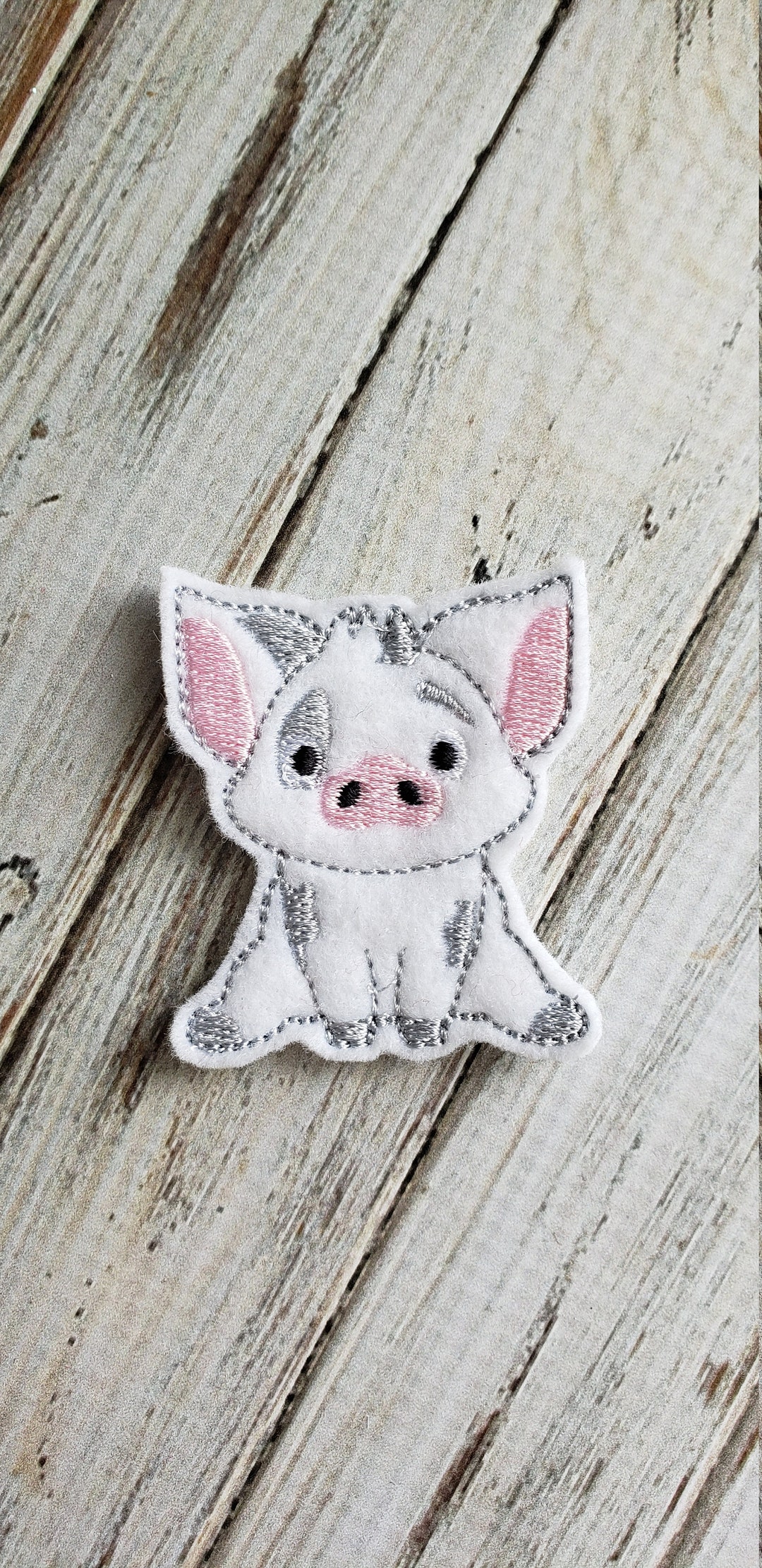 Pig Felt Feltie ( UNCUT FELTIE ) Felt Embellishments * Felt Applique ...