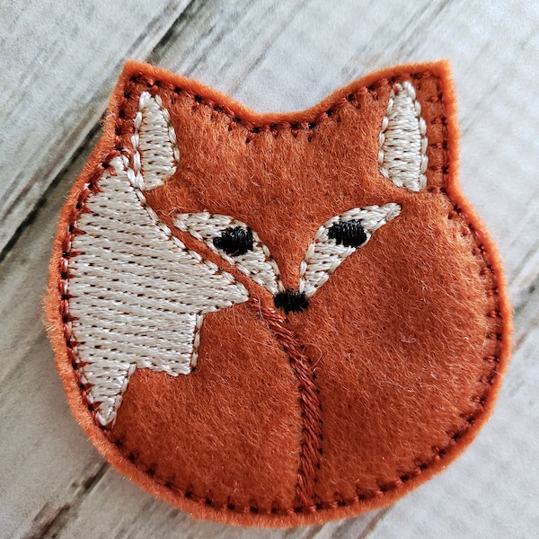 Fox Felt Applique - Etsy