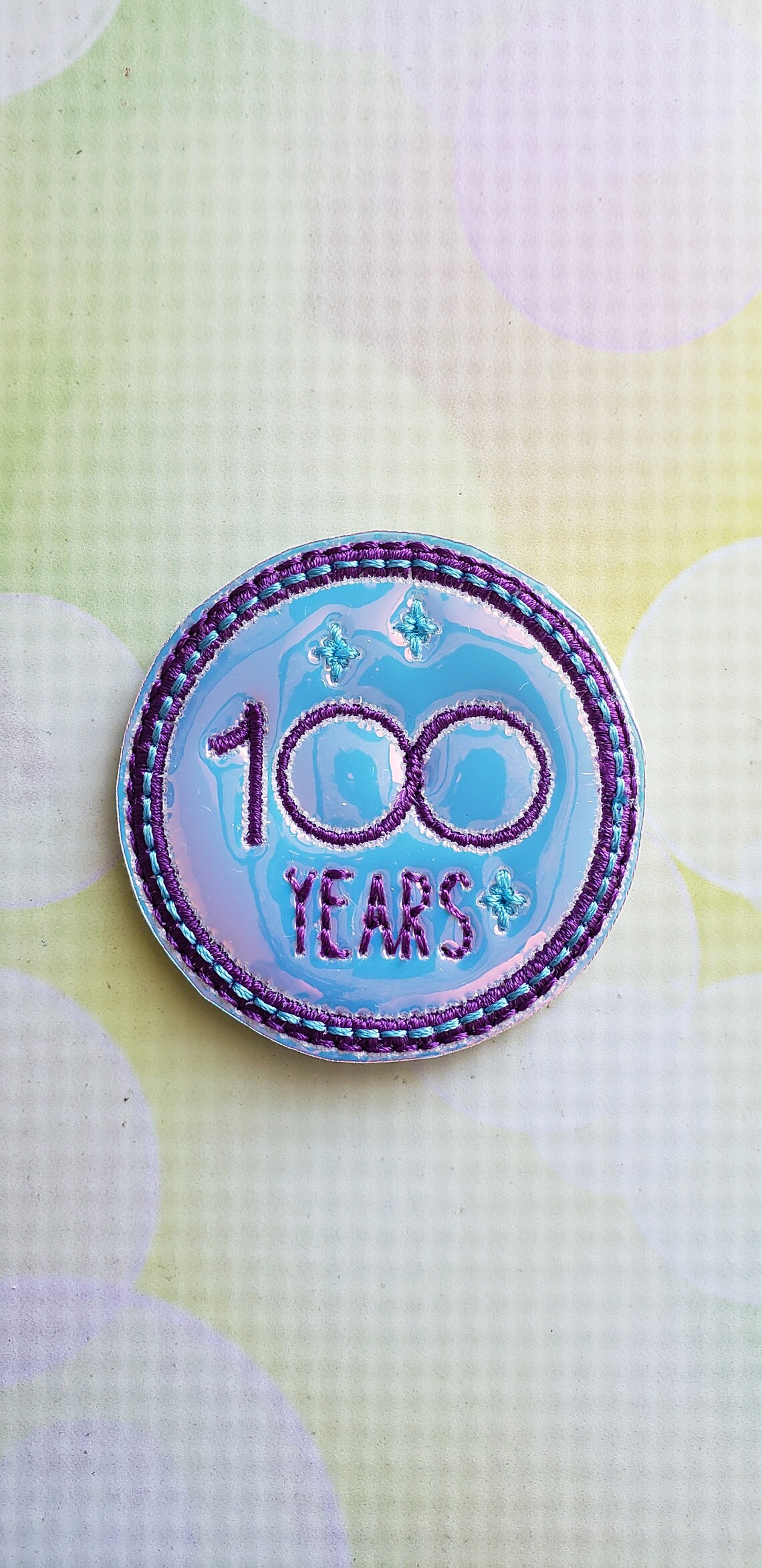 100 Years Color Changing Feltie ( UNCUT FELTIE ) Felt Embellishments ...