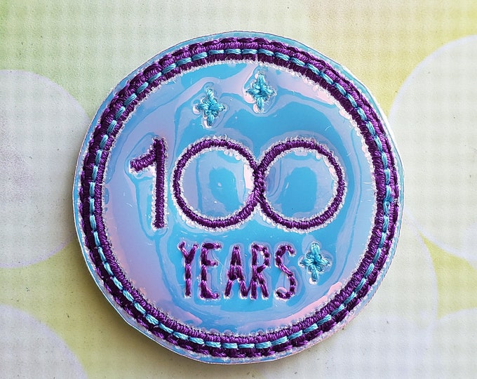100 Years Color Changing Feltie ( UNCUT FELTIE ) Felt Embellishments ...