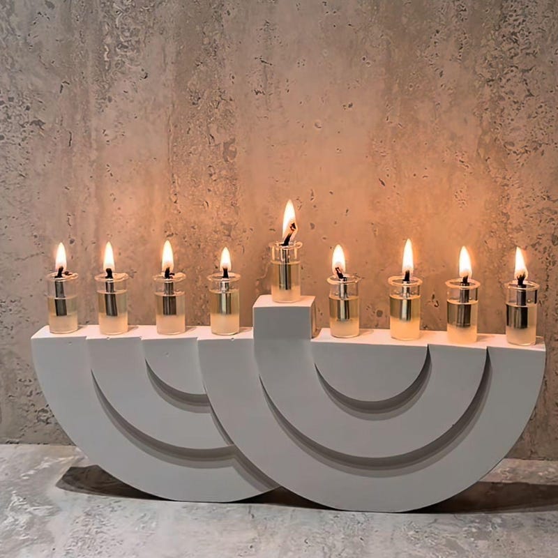 Modern Menorah - Etsy