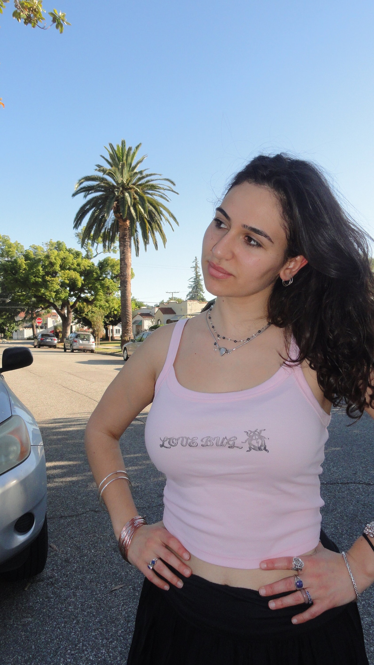 Love Bug Pink Graphic Tank Top, Linocut Graphic - Etsy