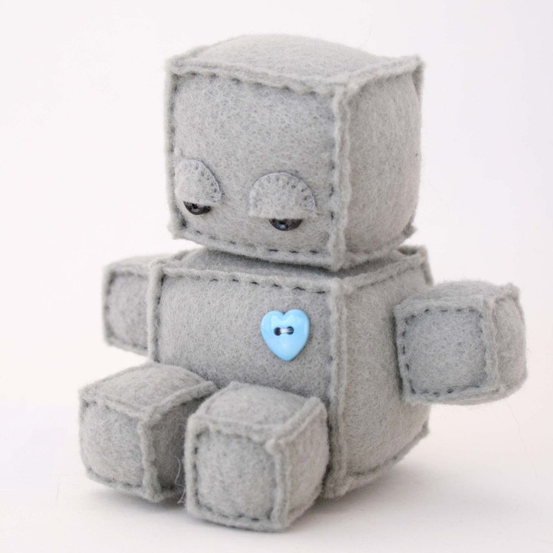 Robot Plush - Etsy