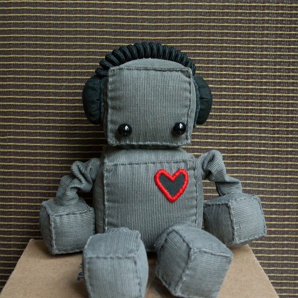 Robot Plush - Etsy