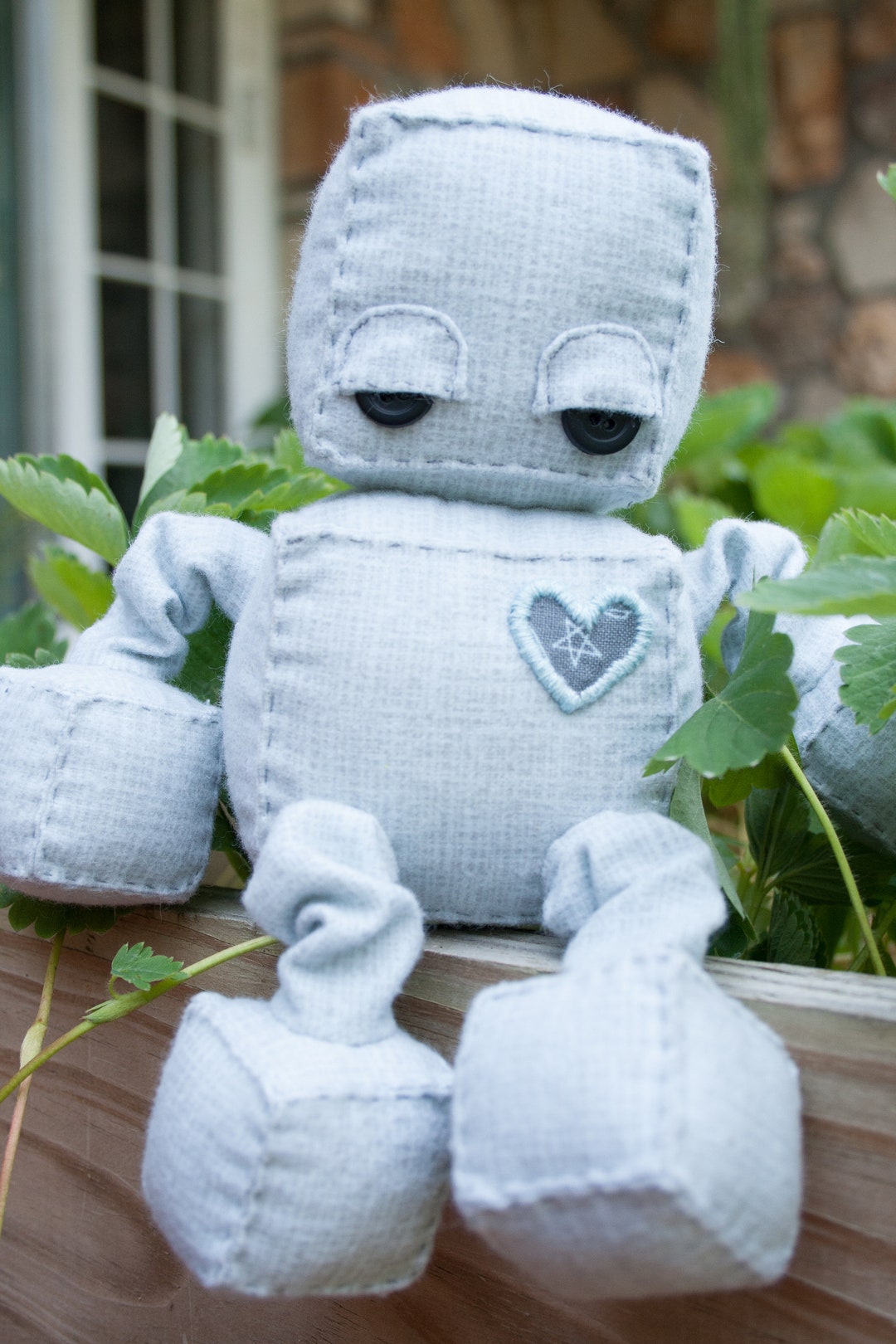 Handmade Plush Robot, Toy Robot, Robot Doll, Stuffed Animal - Etsy