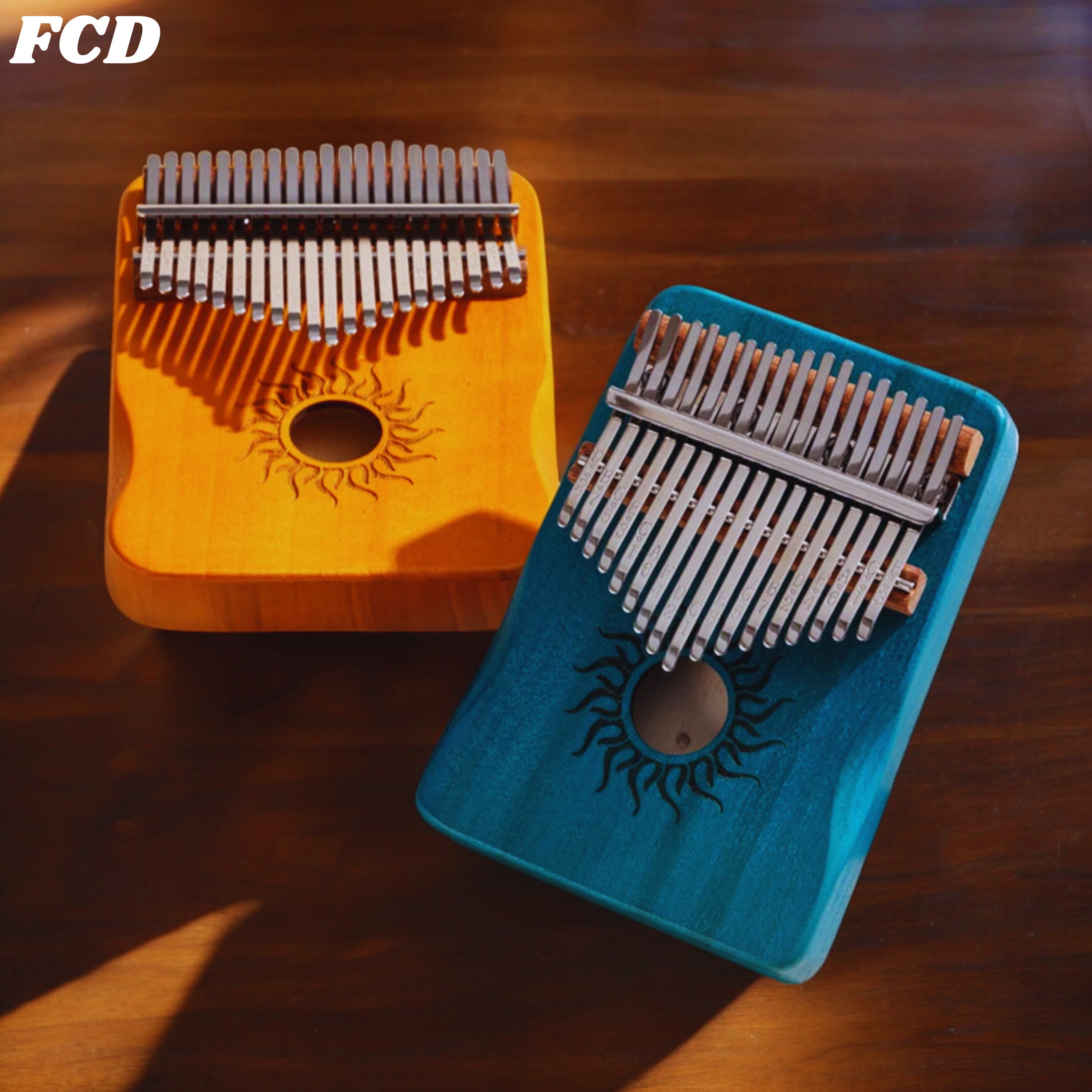 21 Keys Kalimba Mbira Deze Thumb Piano Finger Piano Wooden Kalimba ...