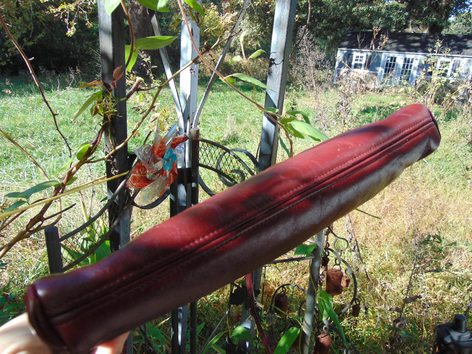 Vintage 1970's Classic Leather Oxblood Colored Etienne Aigner Clutch ...