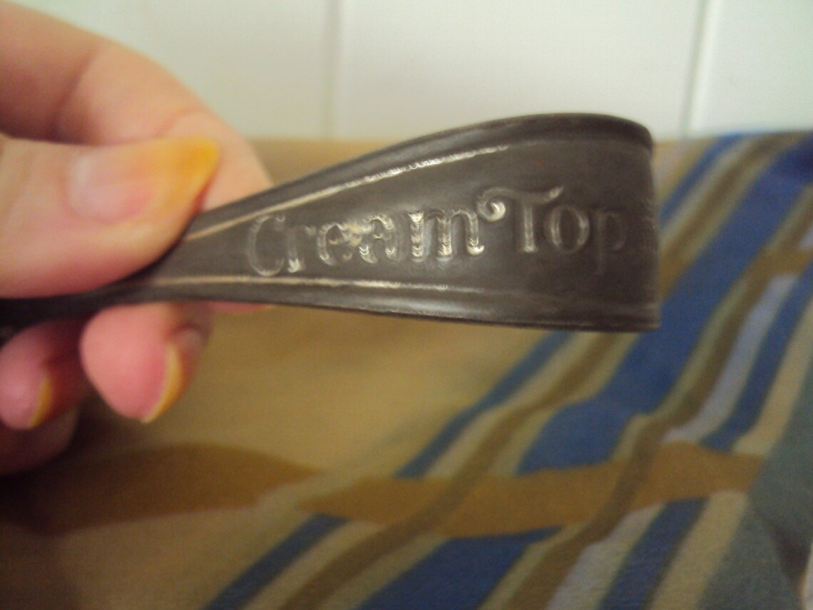 Vintage Cream Top Spoon Milk Dairy Spoon - Etsy