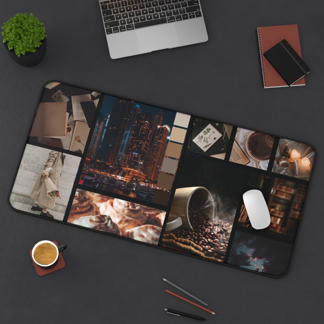 Mood Board Desk Mat, Vision Board Desk Decor, Home Office Accessories ...