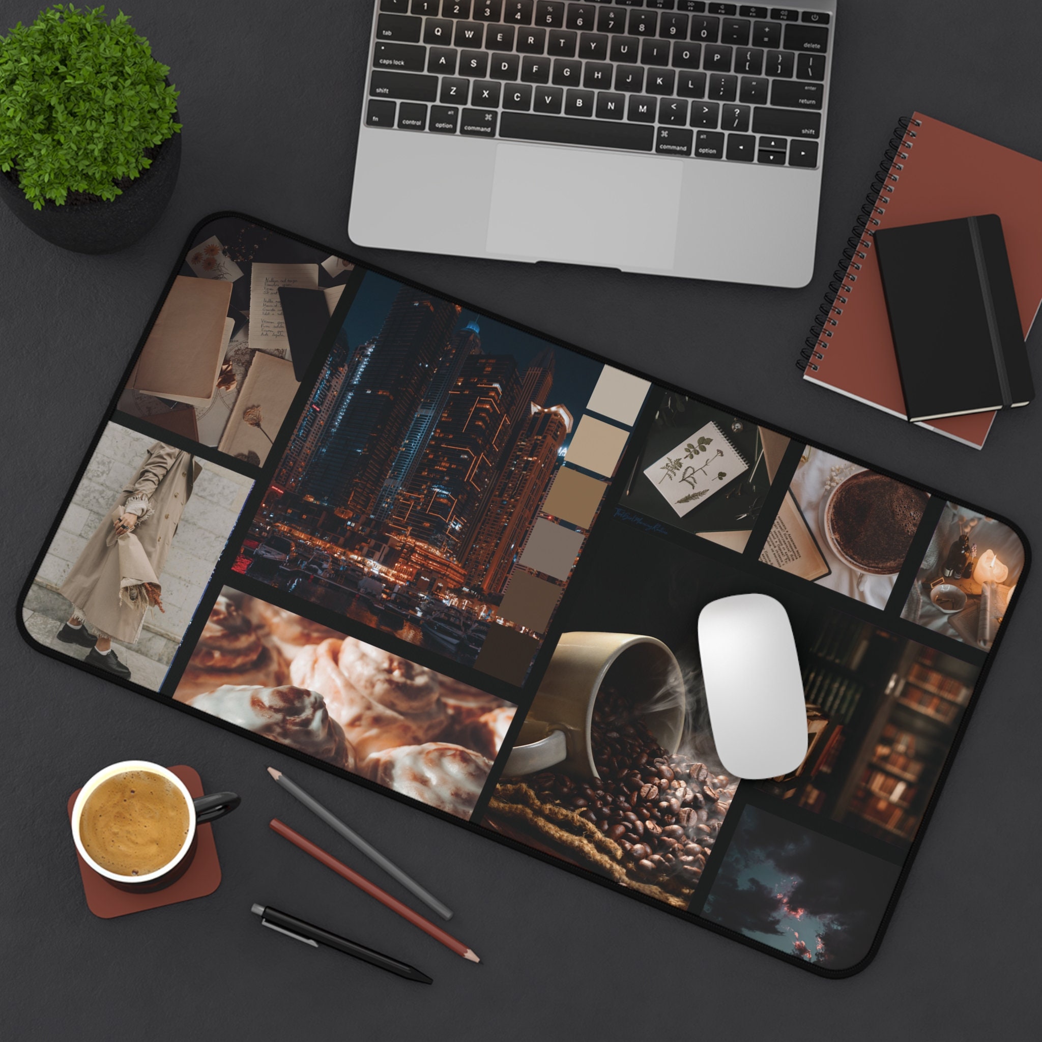 Mood Board Desk Mat, Vision Board Desk Decor, Home Office Accessories ...