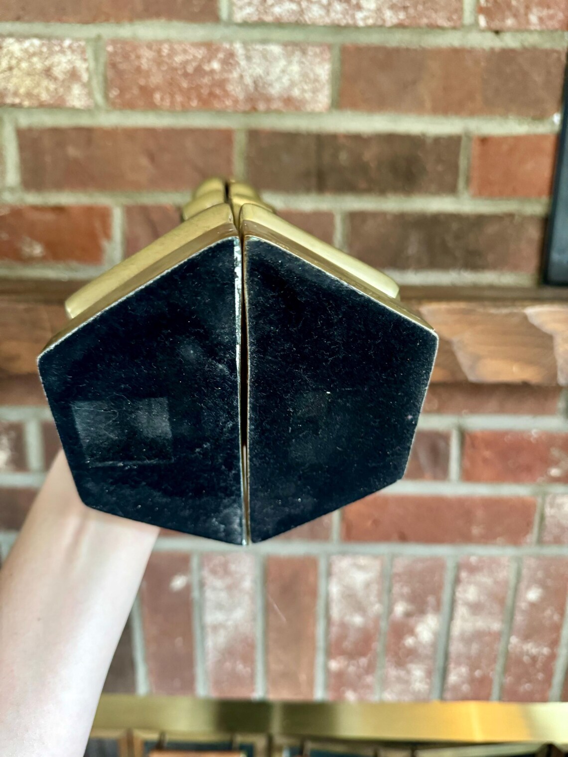 Vintage Brass Bookends Acorn Finial Pinecone - Etsy