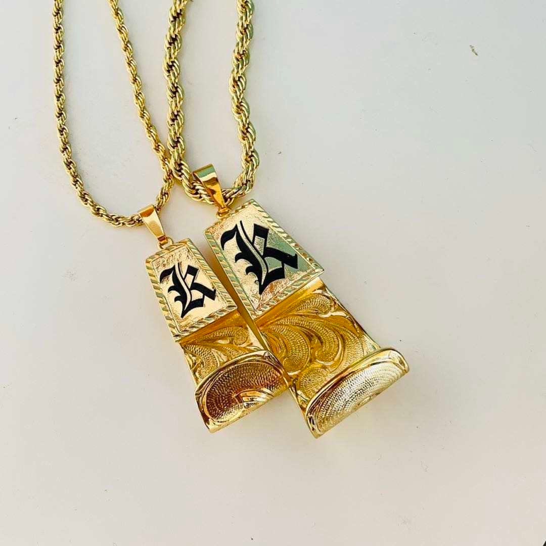 Polynesian Design Hawaiian Customized Jewelry Custom Unisex Initial ...