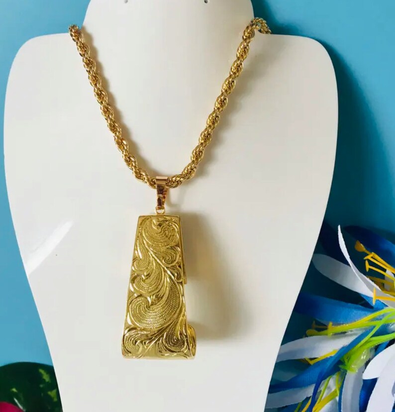 Polynesian Design Hawaiian Customized Jewelry Custom Unisex Initial ...