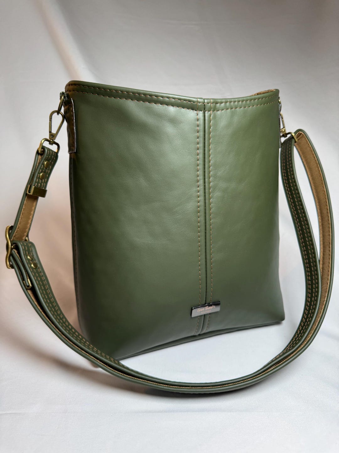 Leather Compass Bag, Tote, Travel Bag, Work Bag, School Bag, Crossbody ...