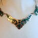 Vintage Taxco Necklace - Taxco Mexico Sterling Silver and Inlaid ...