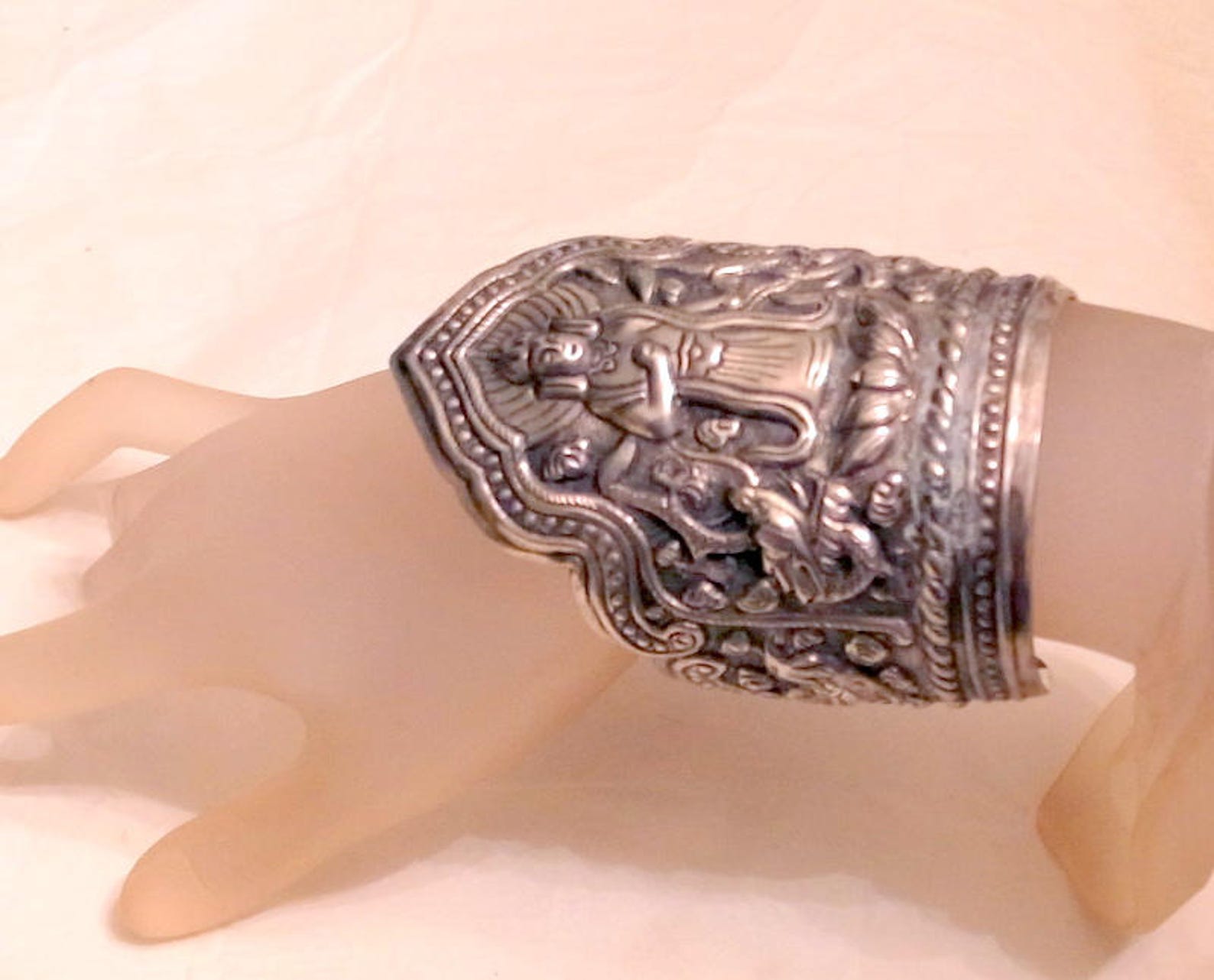 Vintage Chinese Silver Bracelet Over 2.5 Oz Sterling Silver | Etsy