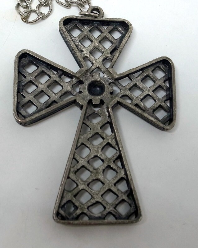 Brutalist Cross - Big Brutalist Cross - Brutalist Necklace - Unisex ...