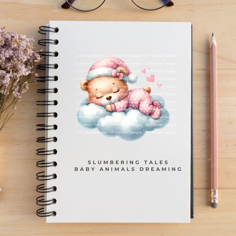 Bedtime Baby Animals, Clip Art, Cute Baby Animals, Clipart for ...