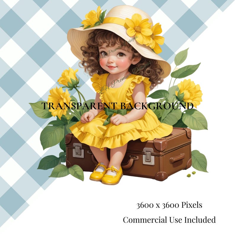 Happy Girls Clip Art, Cute Little Girls, Clipart for Commercial Use ...