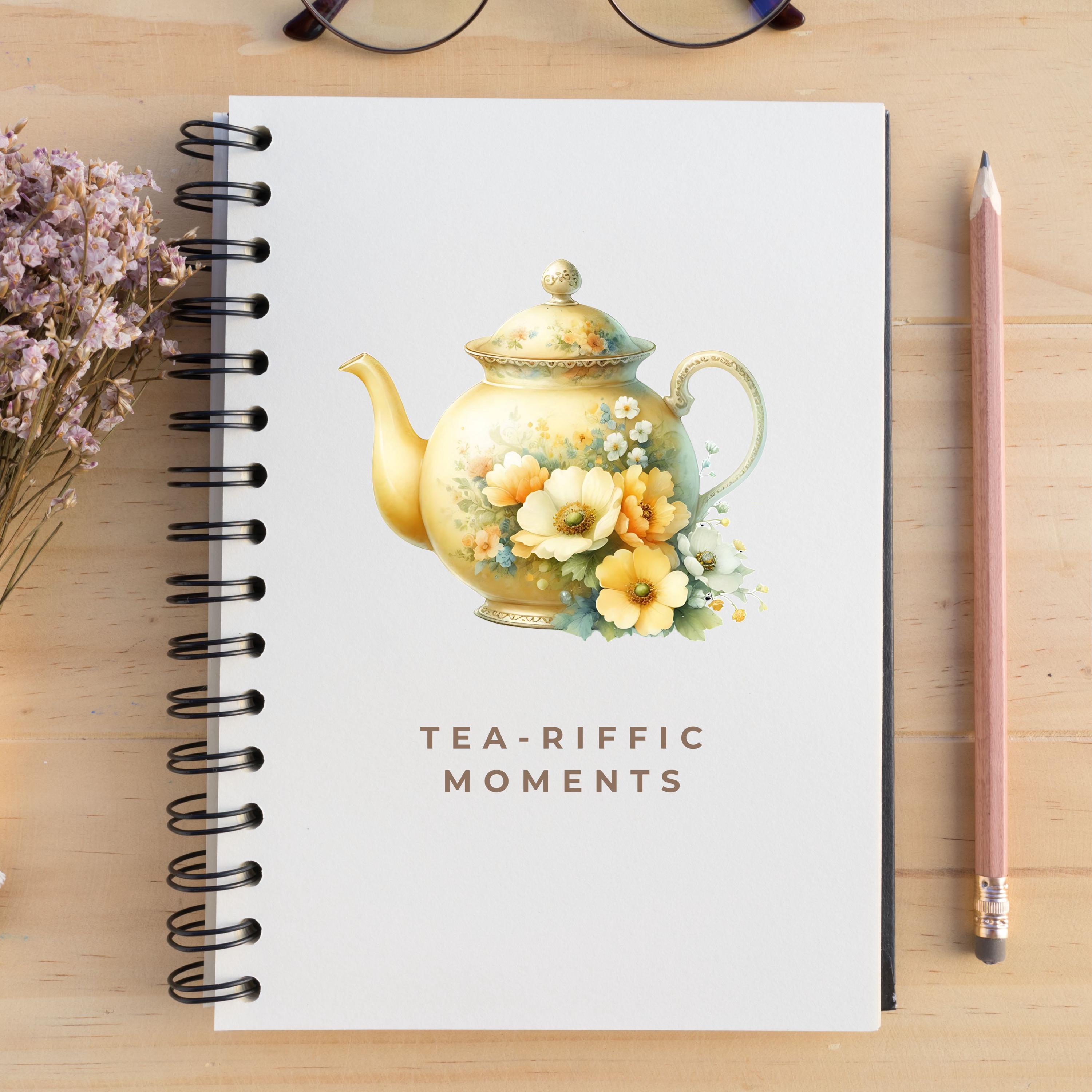 Tea-riffic Teapots Clip Art, Tea, Clipart for Commercial Use ...