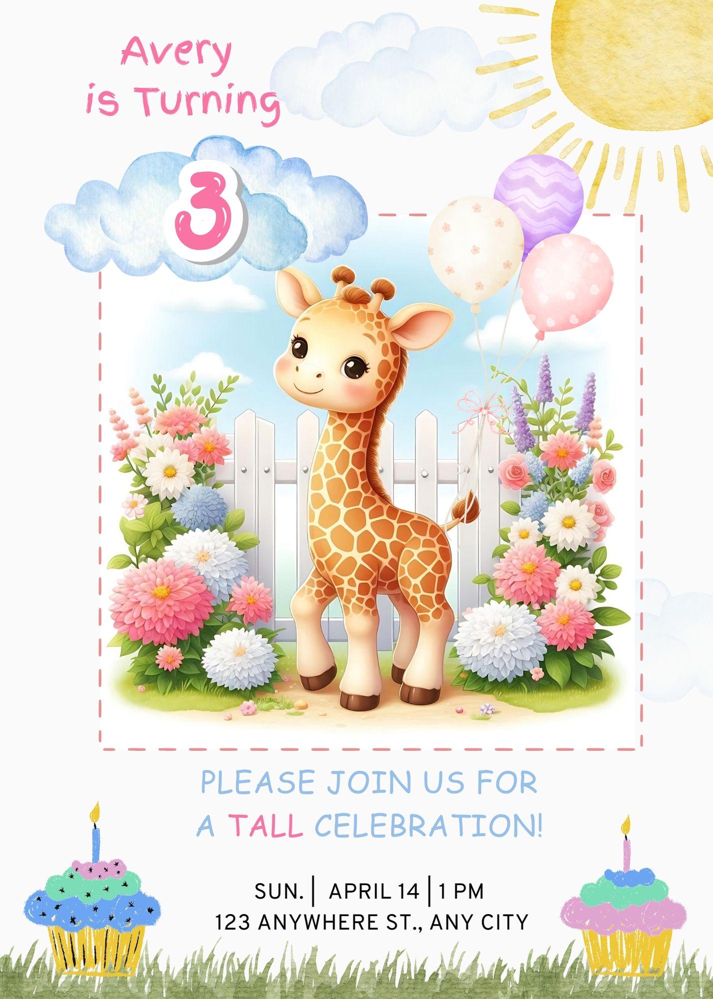 Baby Giraffes, Clipart for Commercial Use, JPG Files DIGITAL DOWNLOAD ...