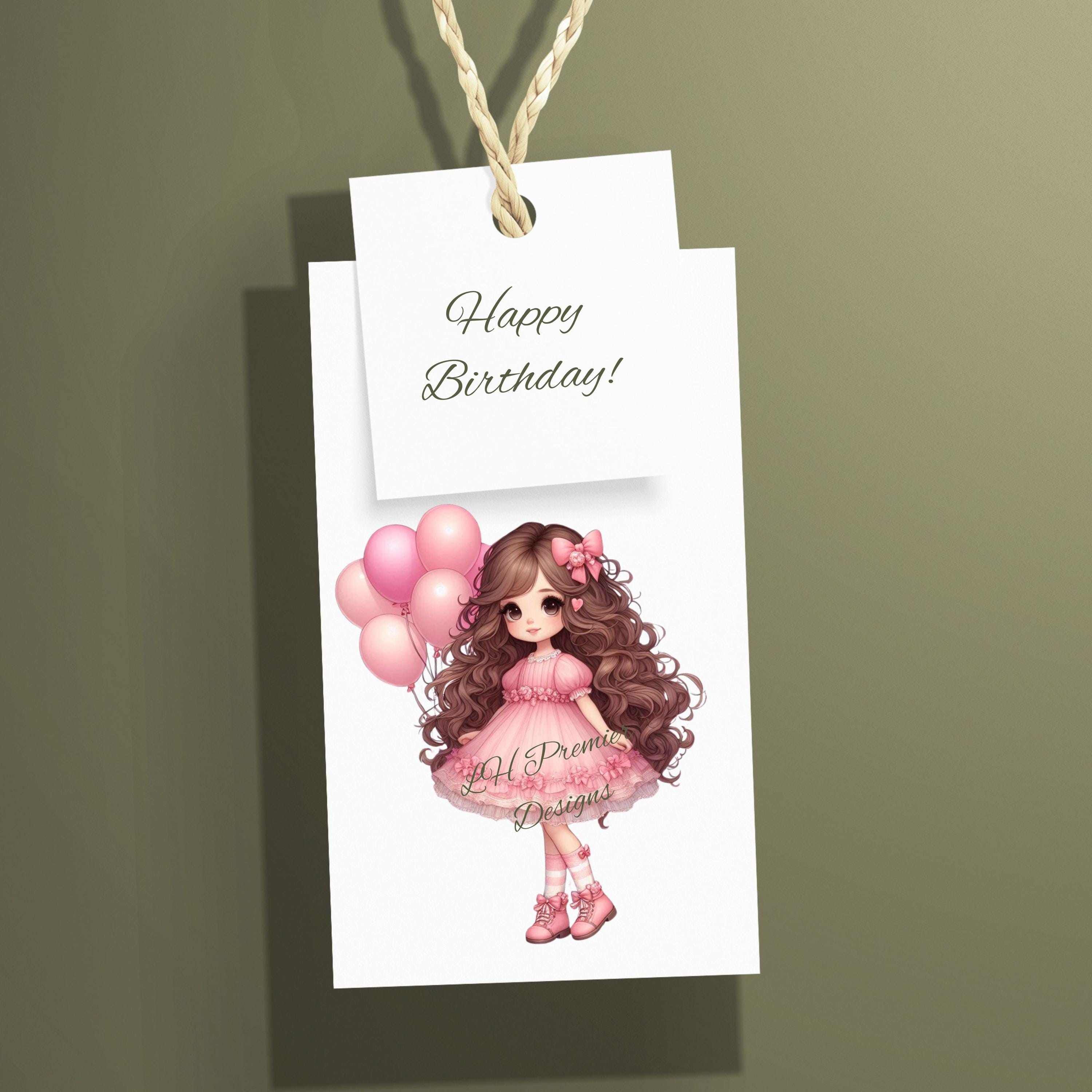 Birthday Girls Clip Art, Cute Little Girls, Clipart for Commercial Use ...