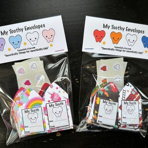Set of 20 "toothy Envelopes" for Tooth Exchanges - Etsy