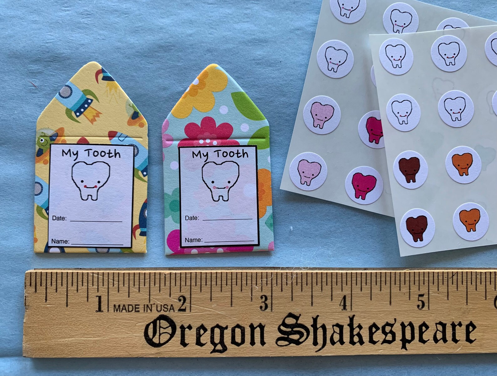 Set of 20 toothy Envelopes for Tooth Exchanges | Etsy