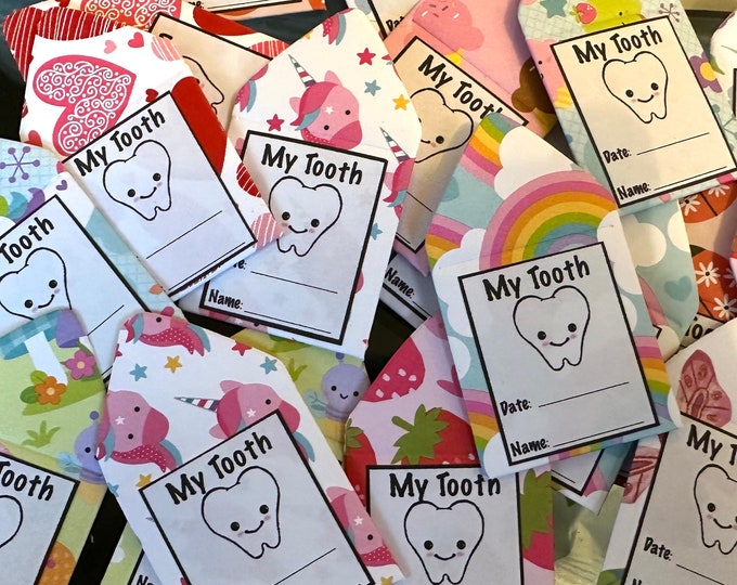 Set of 20 "toothy Envelopes" for Tooth Exchanges - Etsy
