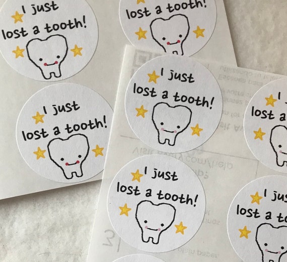 I Lost a Tooth Sticker Sheet | Etsy