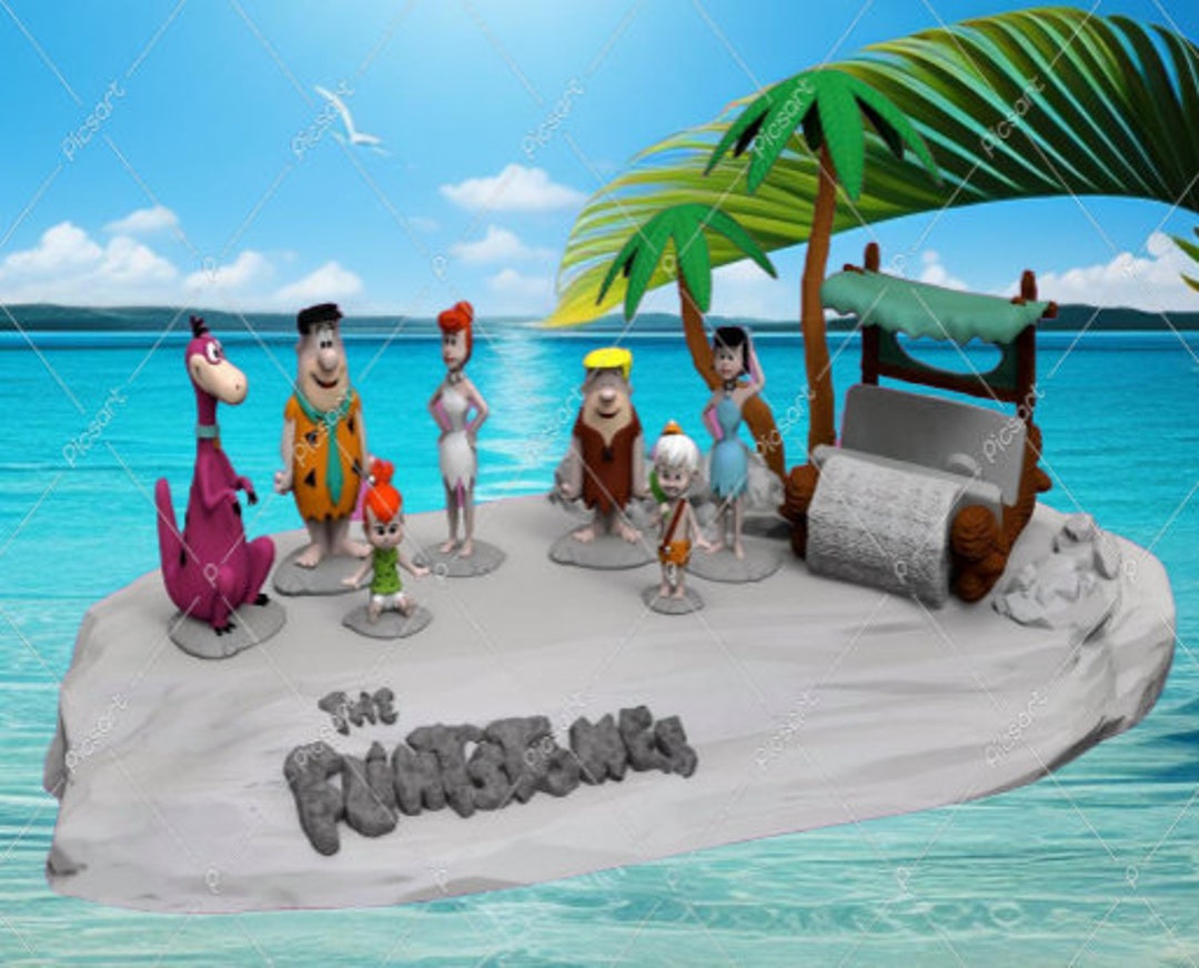The Flintstones Diorama STL 3D Print Files - Etsy Australia