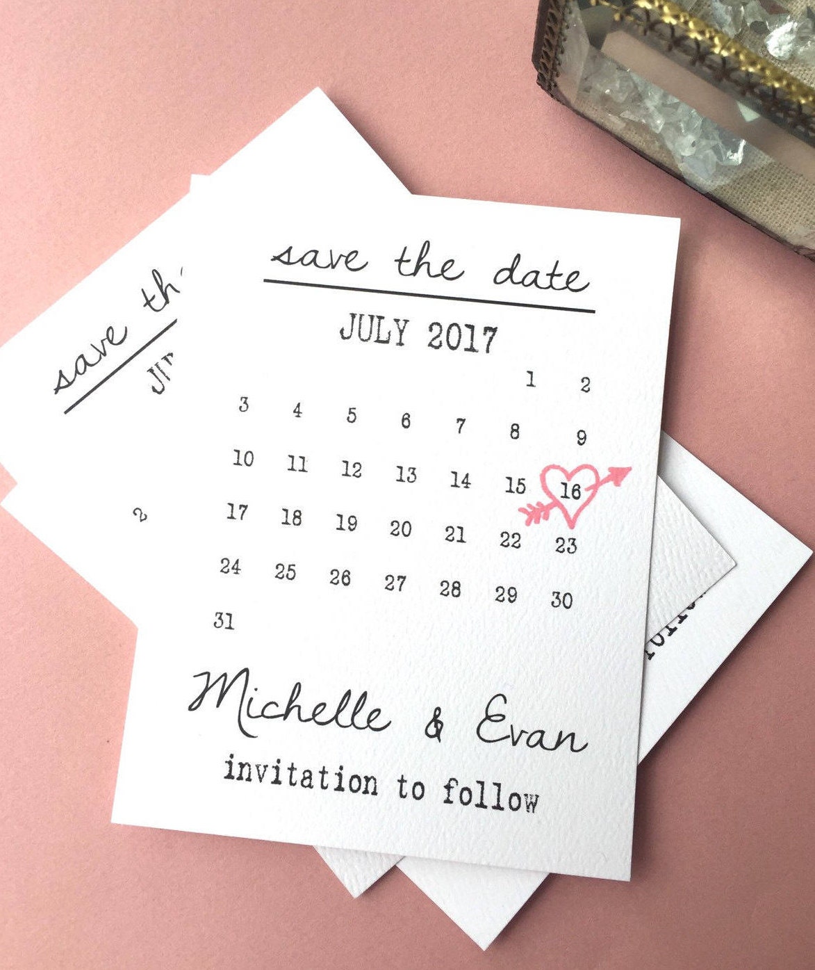 Save the Date calendar template save the date printable save | Etsy