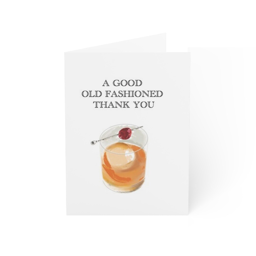 Old Fashioned Thank You Note Card set of 3 - Etsy