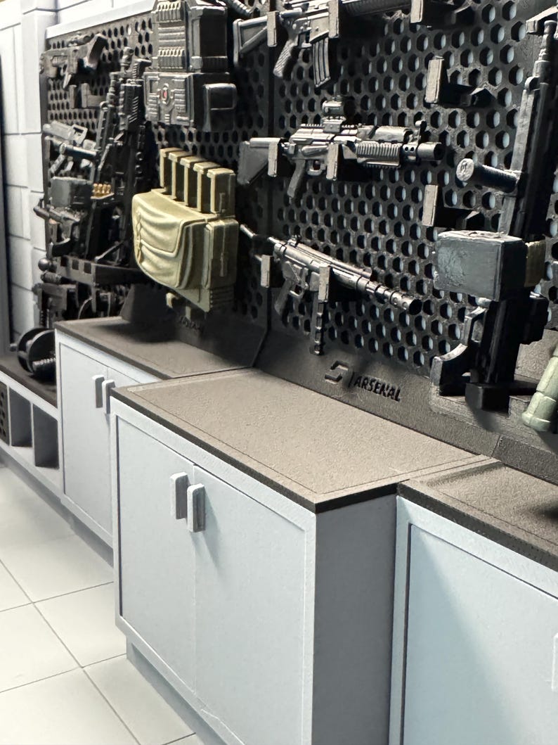 Armory - Rack & Cabinet #06 (large Half Cabinet) - Etsy