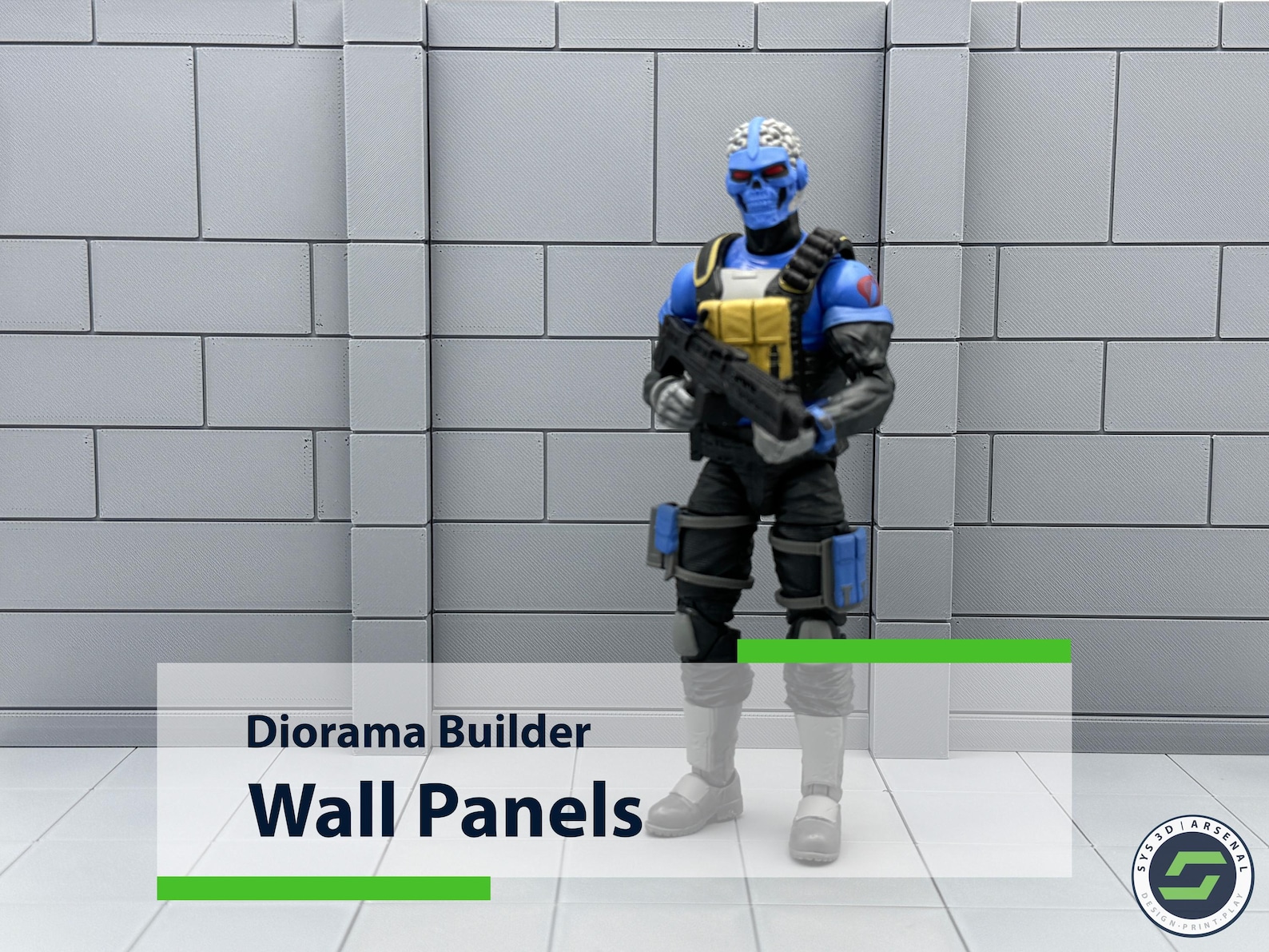 Diorama: Cobra HQ - Basic Walls - Etsy