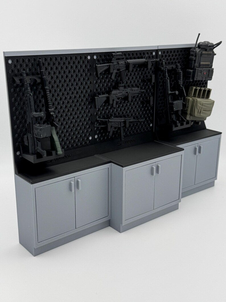 Armory - Rack & Cabinet #06 (large Half Cabinet) - Etsy