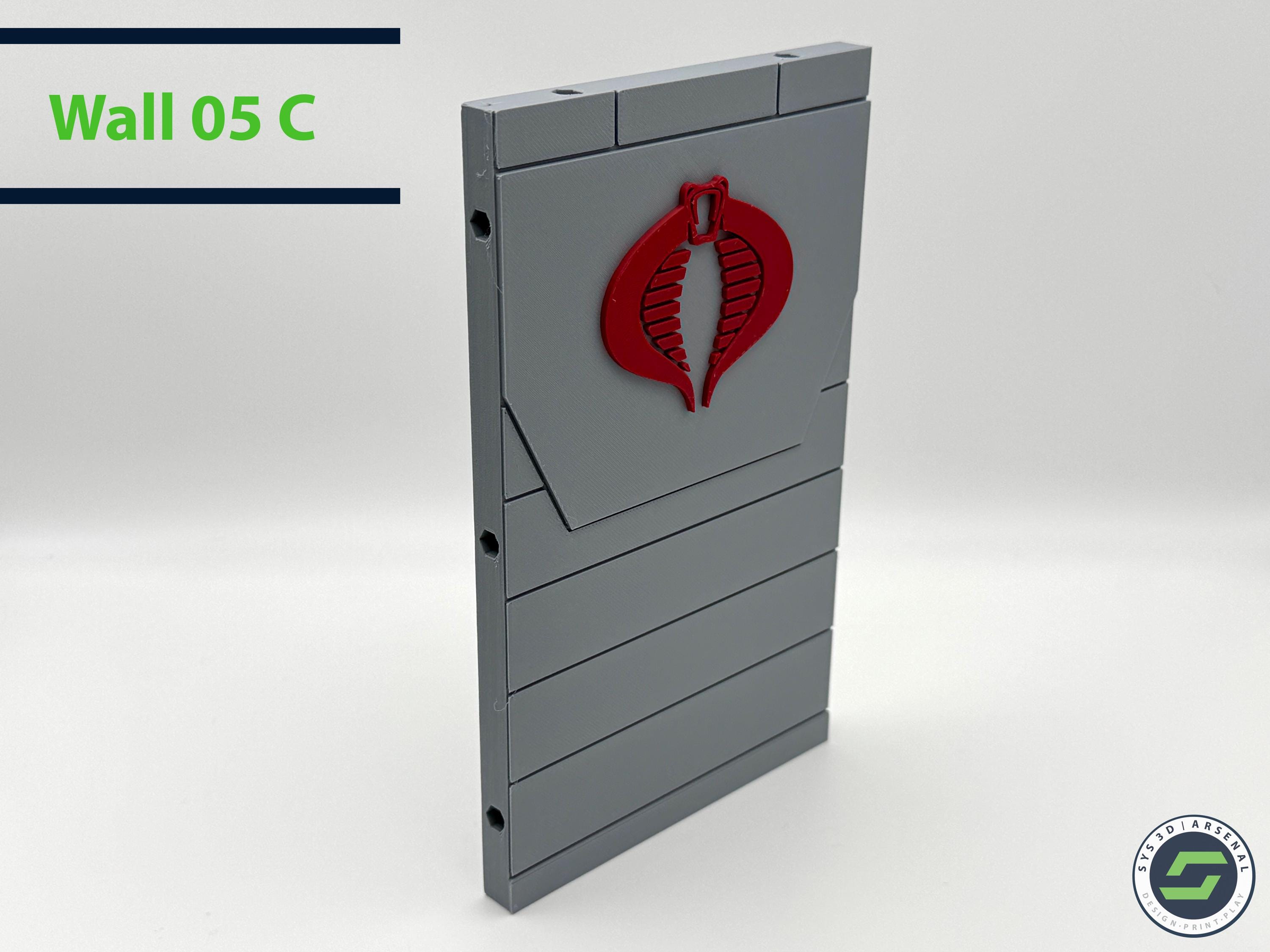Diorama: Cobra HQ - Basic Walls - Etsy