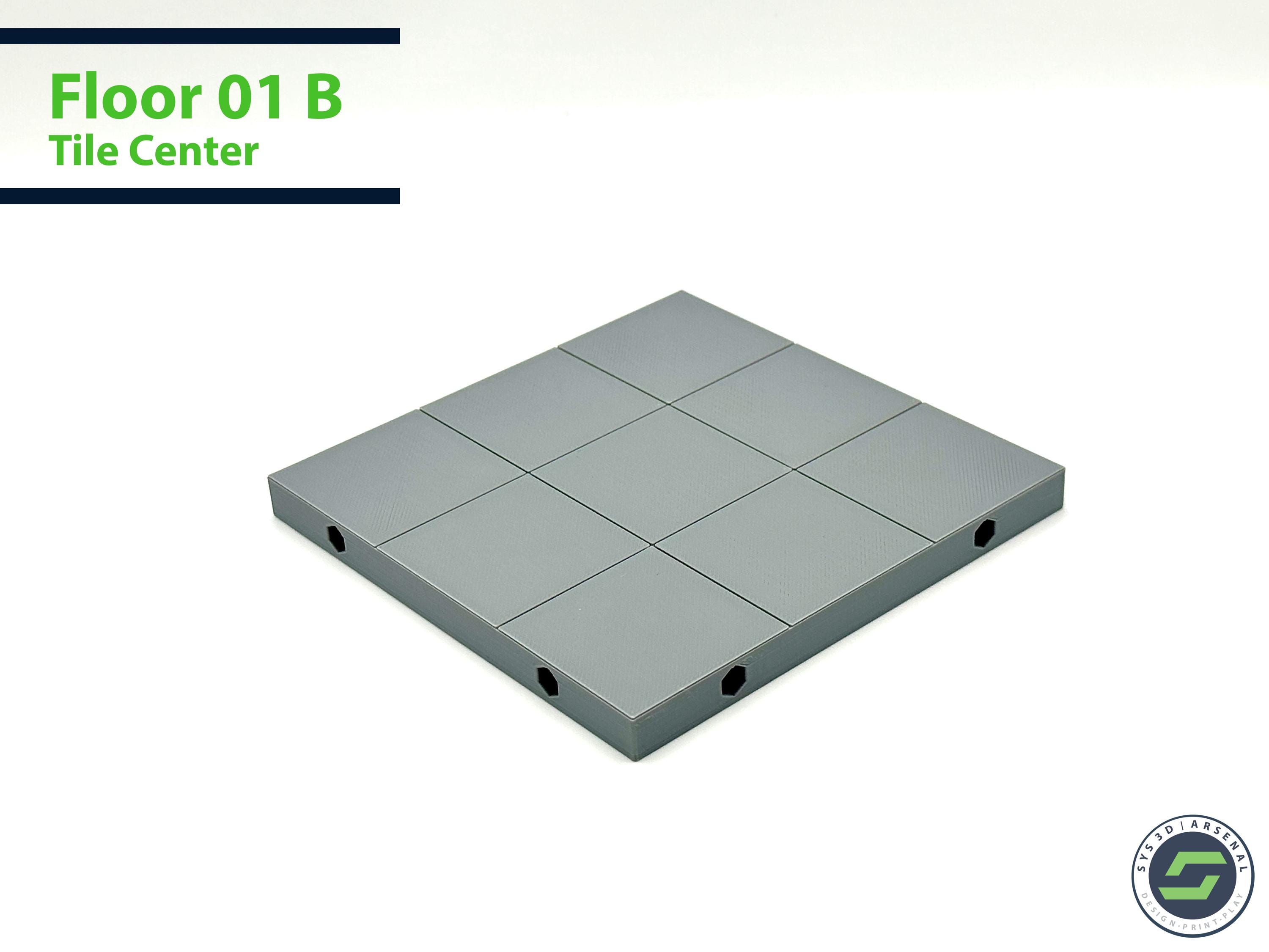 Diorama: Tile Floor - Center/wall Base - Etsy