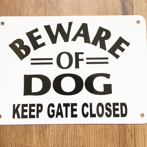 Beware of Dog Sign - Etsy