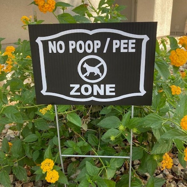 No Poop Zone Signs - Etsy