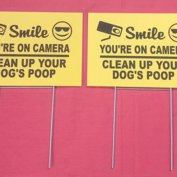Dog Poop Sign - Etsy