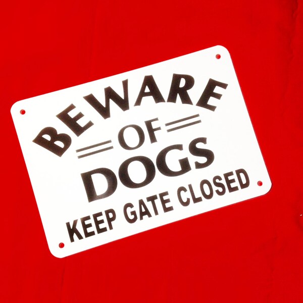 Metal Gate Sign - Etsy