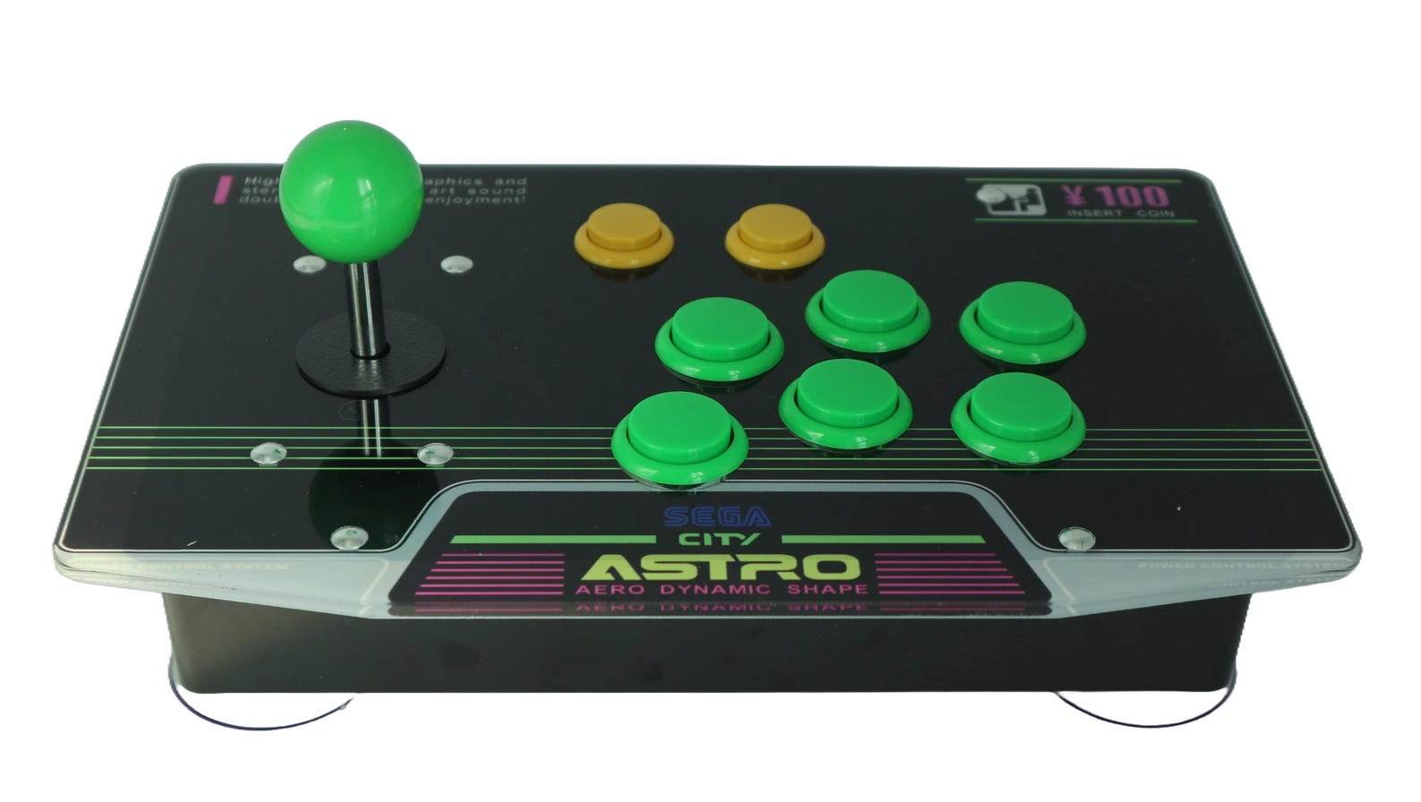 Custom RAC-J500S 10-button Arcade Joystick USB Wired - Customizable ...