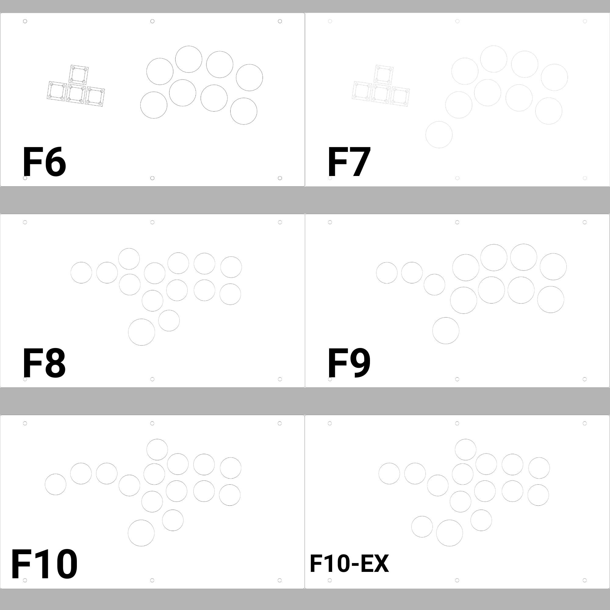Custom Fightbox F Series All Button Leverless Arcade Game Controller ...